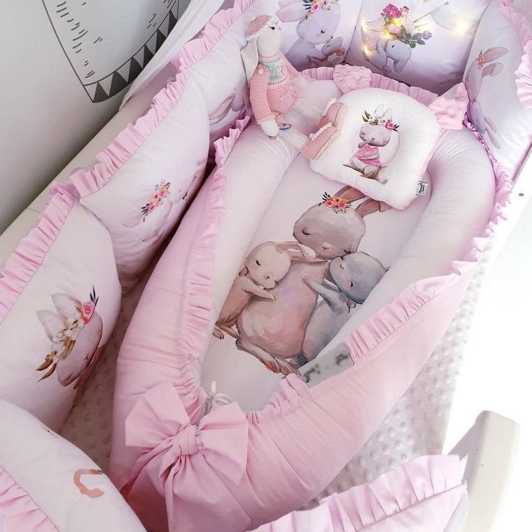 Baby nest "Pink bunnies" – KudikisShop